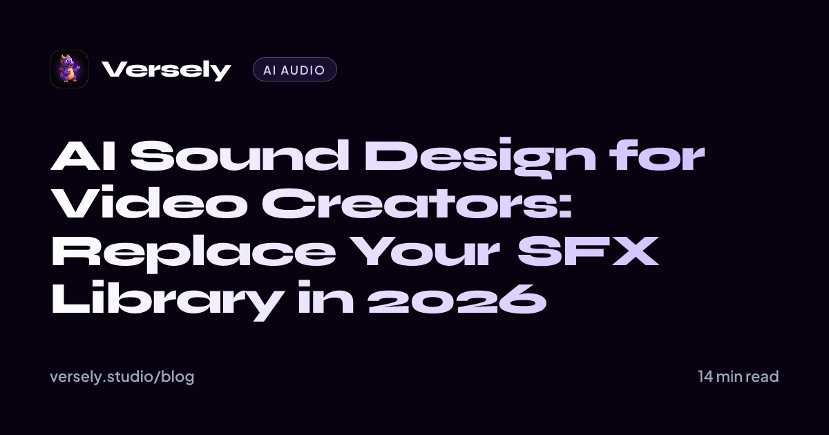 AI Sound Design for Video Creators: Replace Your SFX Library in 2026 ...
