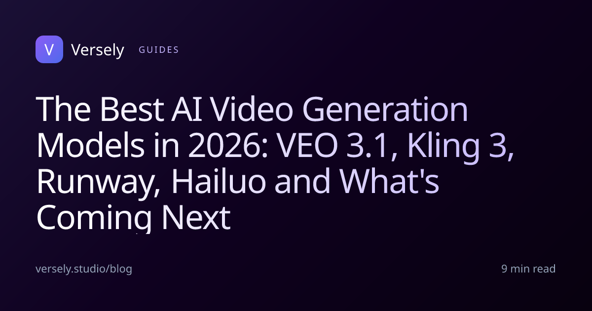 The Best AI Video Generation Models in 2026: VEO 3.1, Kling 3, Runway ...