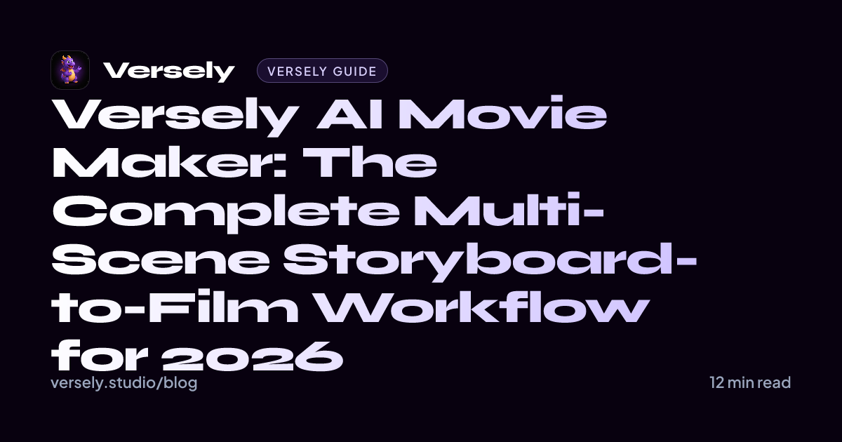 Versely AI Movie Maker: The Complete Multi-Scene Storyboard-to-Film ...
